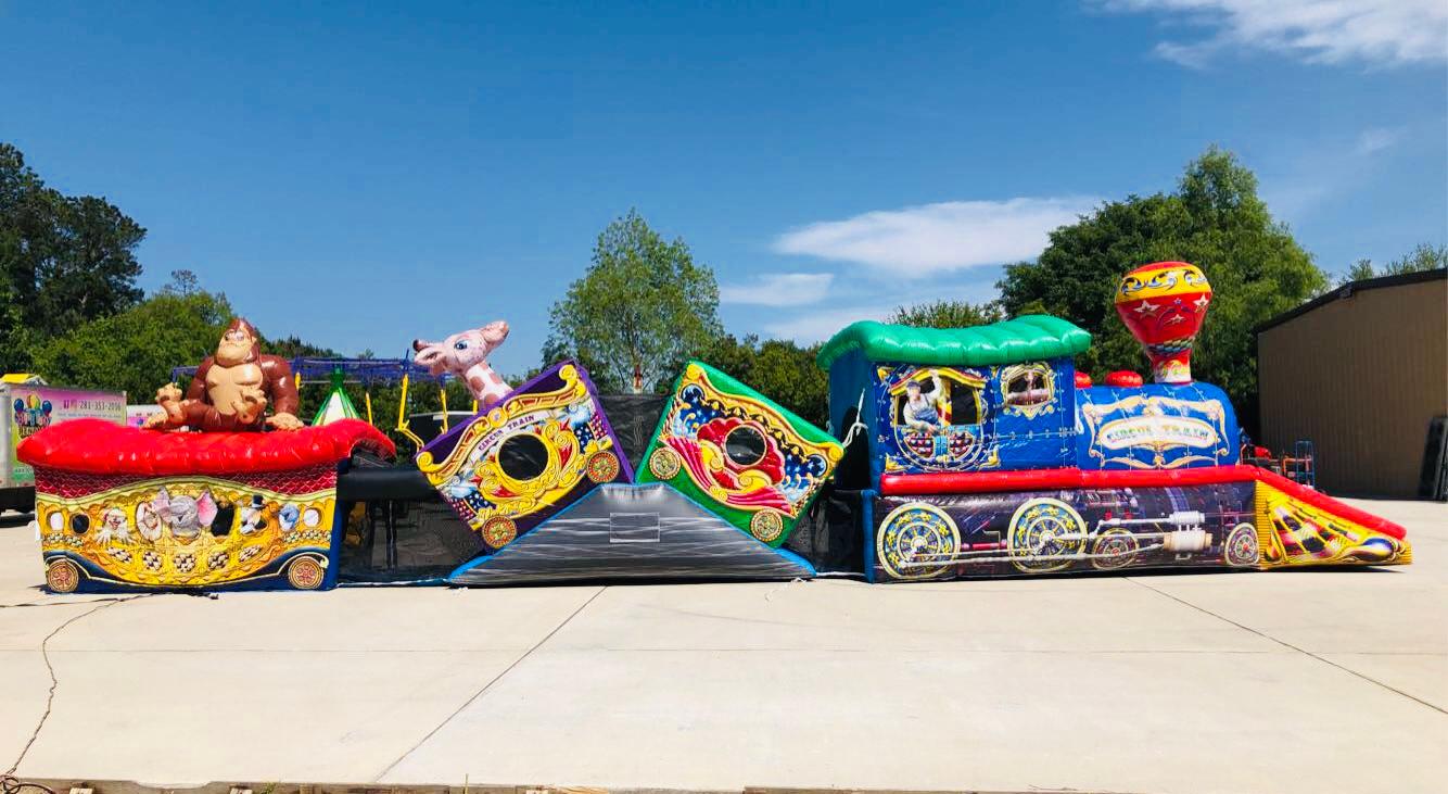 Circus Train Activity Station | Spring Party Rentals LLC | inflatable ...