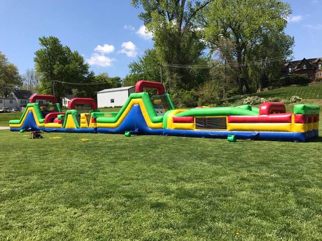 Retro Obstacle Course | Nebraska | Tons of Fun Inflatables, LLC