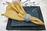 Dinner Napkins - 20x20 Polylester - Gold | Torkay Event Services LLC ...