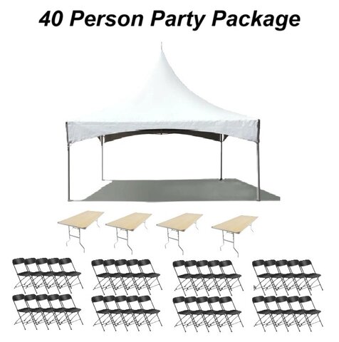 40 Person Party Package - Ultimate Rental Services