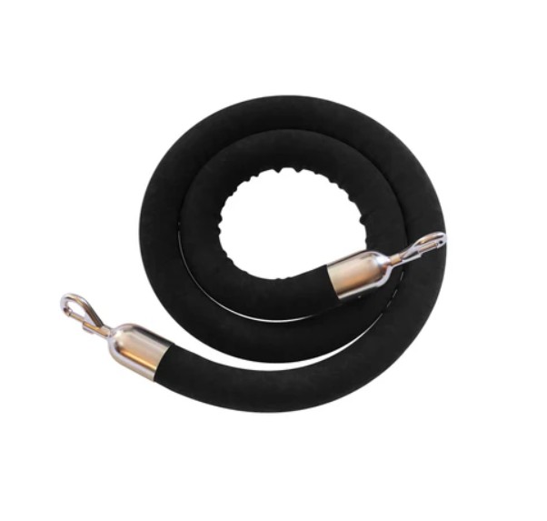 Velvet Rope Rental | Red & Black Rope Rental for Stanchions