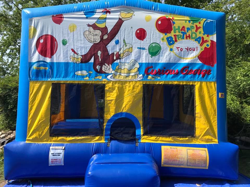 Curious George Bounce House Large | Virginia Beach Inflatables | bounce ...