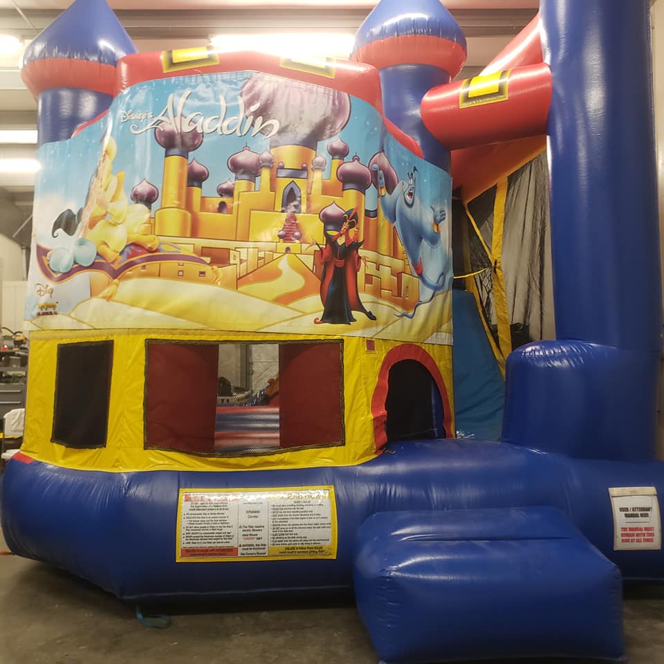 Aladdin Backyard Combo | Virginia Beach Inflatables | inflatable ...
