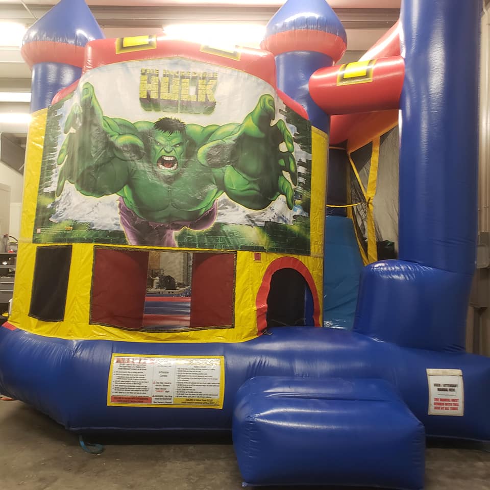 Hulk Backyard Combo | Virginia Beach Inflatables | water slide and ...