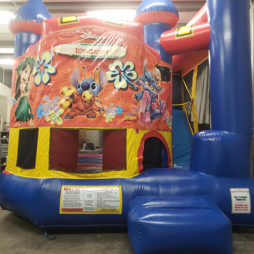 Lilo and Stitch Backyard Combo | Virginia Beach Inflatables | bounce ...