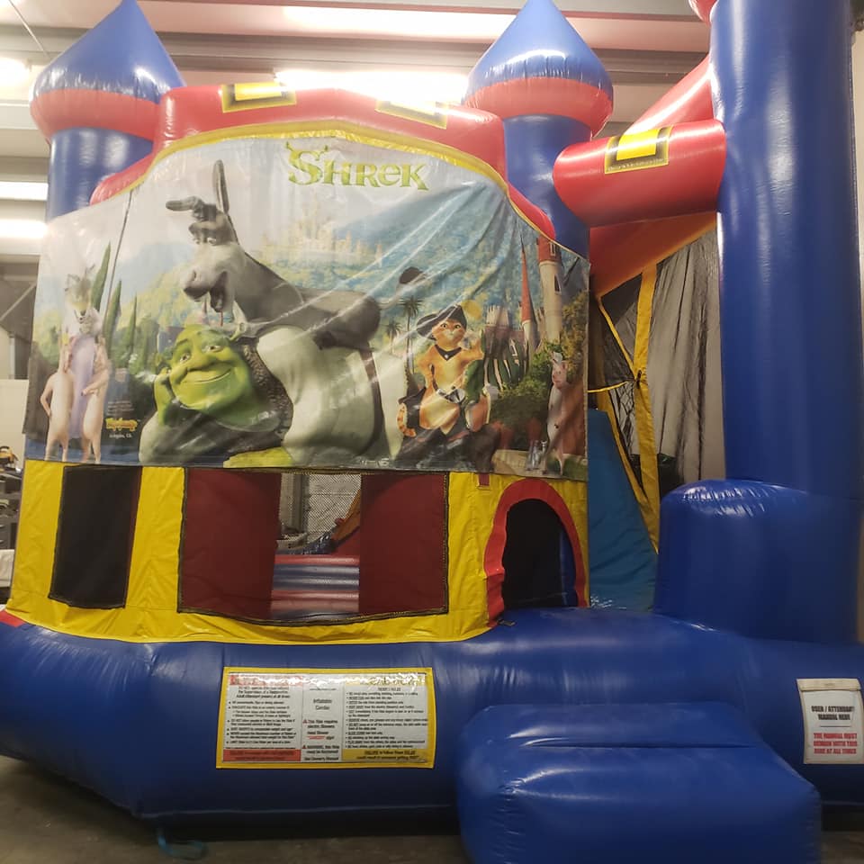 Shrek Backyard Combo | Virginia Beach Inflatables | bounce house ...
