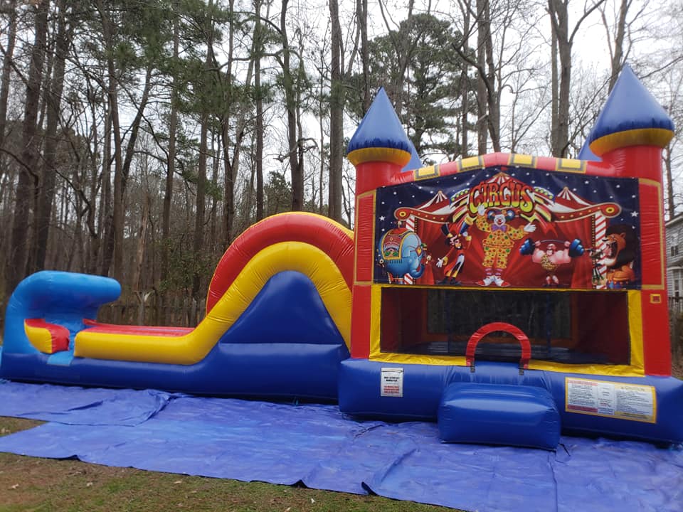 Circus Castle Single Slide Dry Combo | Virginia Beach Inflatables ...