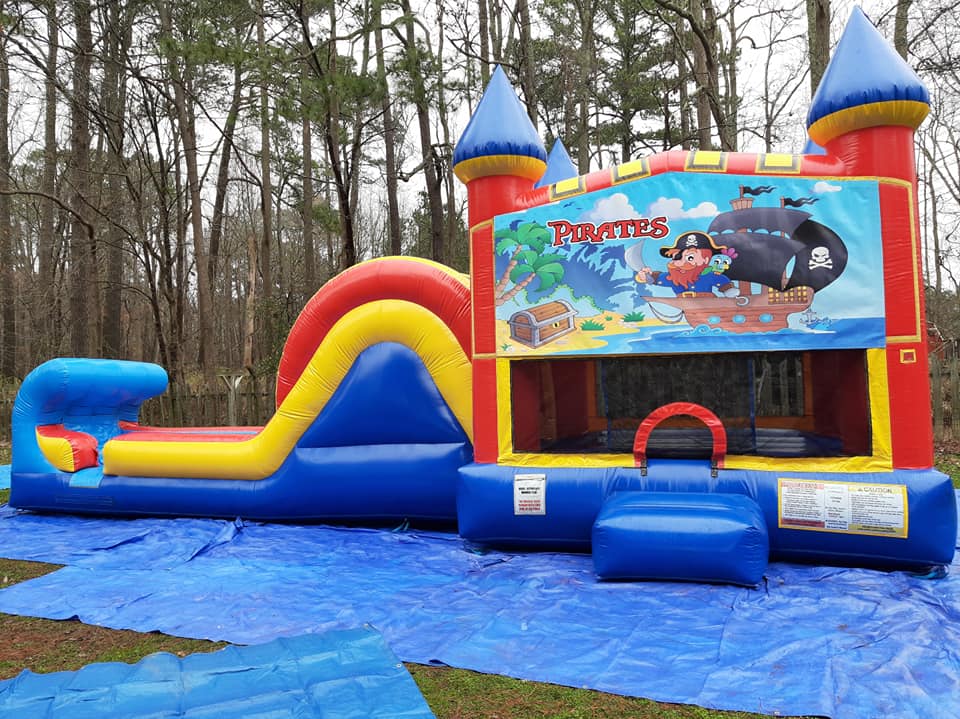 Pirates Castle Single Slide Dry Combo | Virginia Beach Inflatables ...
