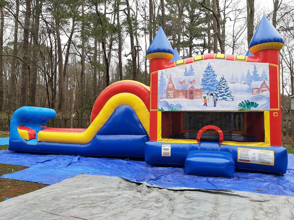 Winter Wonderland Castle Single Slide Dry Combo | Virginia Beach ...
