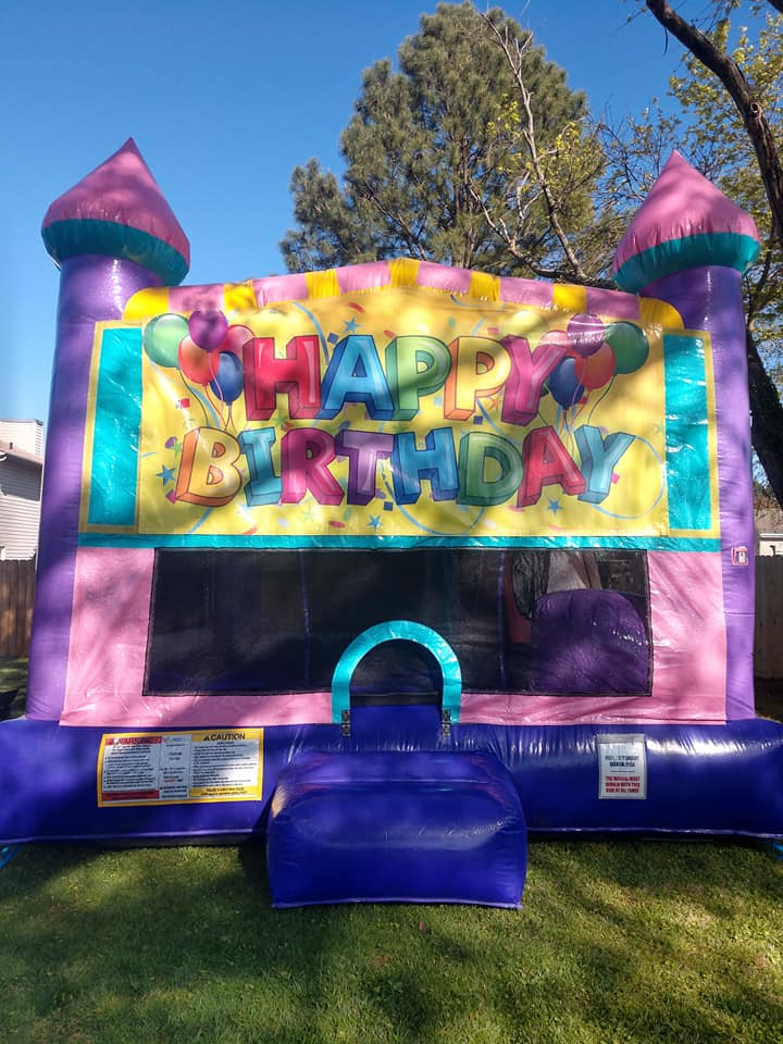 Happy Birthday 2 Dazzling 4 in 1 Dry Combo | Virginia Beach Inflatables ...