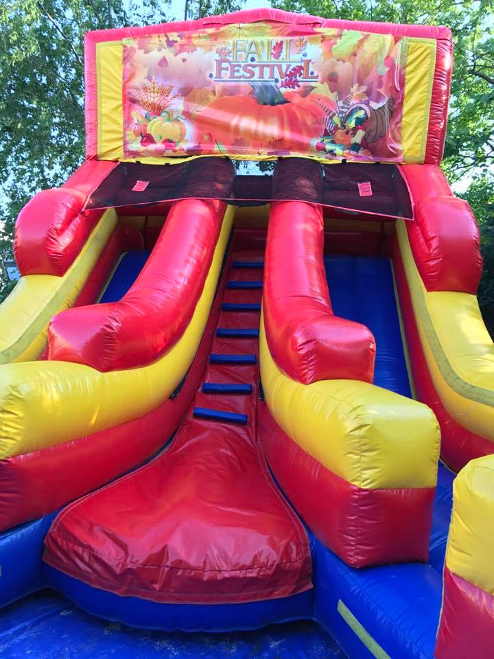 Fall Festival Double Dry Slide | Virginia Beach Inflatables | bounce ...