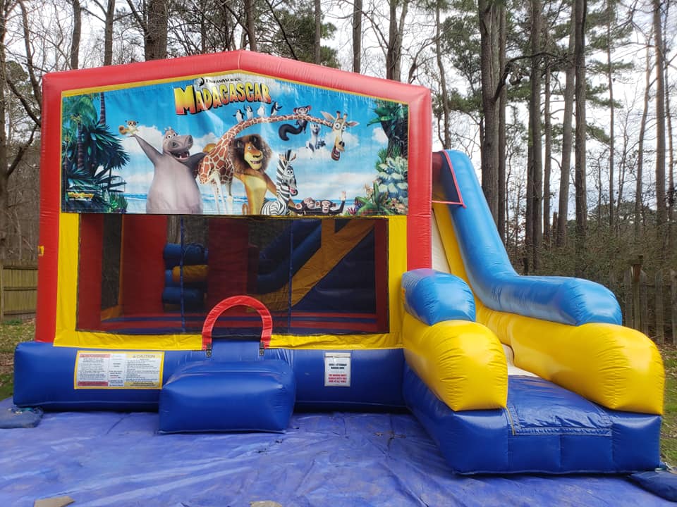 Madagascar 7 in 1 Dry Combo | Virginia Beach Inflatables | inflatable ...