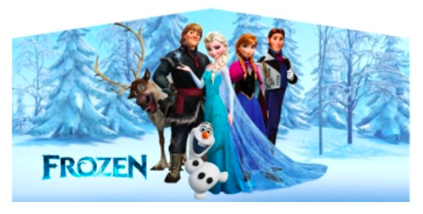 Frozen-Themed Banner for Inflatable Jumping Castle | Winter Wonderland ...